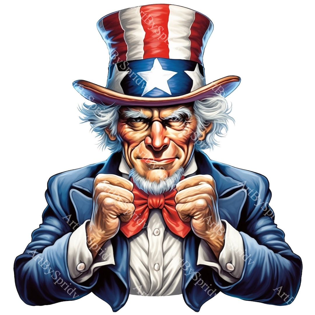 USA Patriotic Uncle Sam PNG Transparent Clipart Abstact Design ...