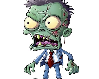 Amour Zombie Dessin Animé Mignon Plants Vs Zombies Jiangshi