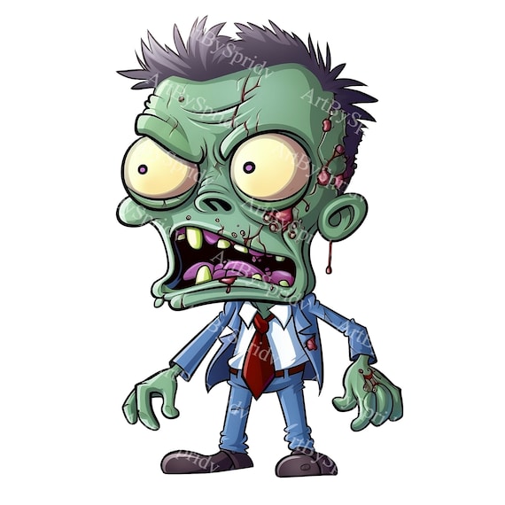 Halloween Zombie Clipart Clipart Zombie Stock Illustrations – 2,421