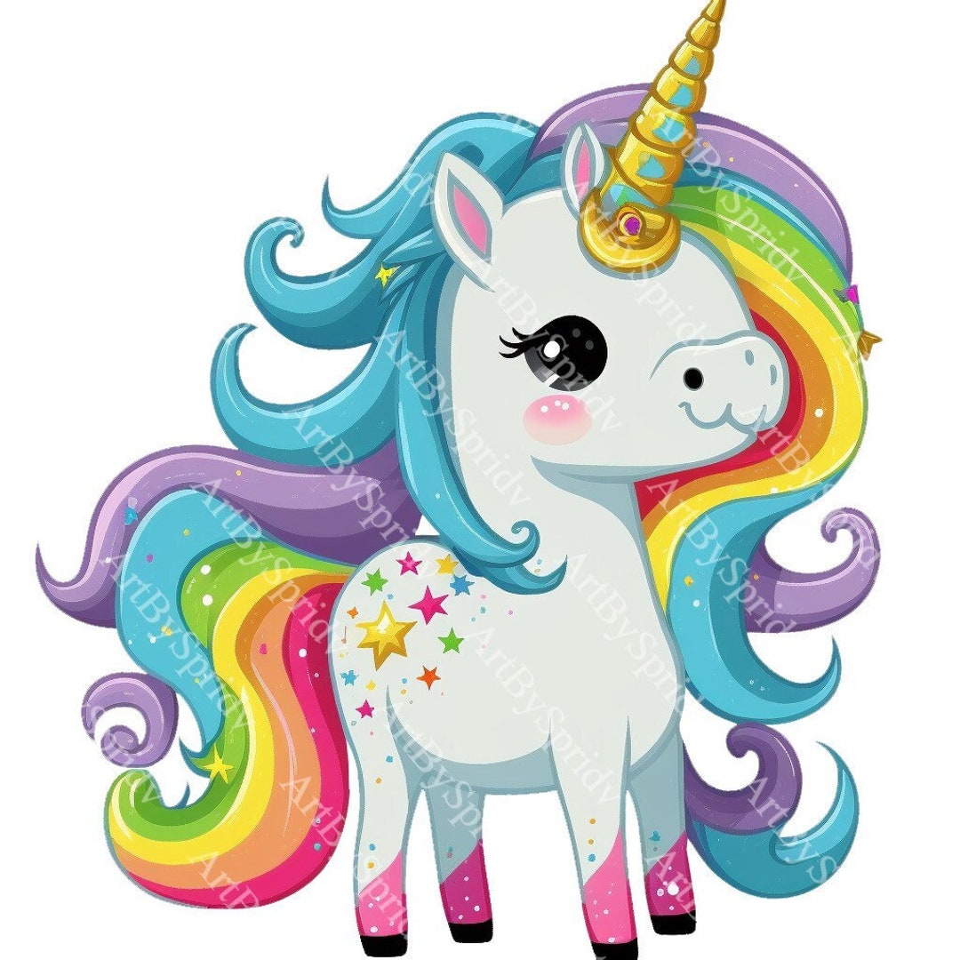 Unicorn PNG Transparent Clipart Kids Cartoon Design,printable ...