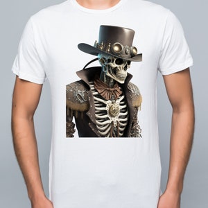 Transparent PNG Skeleton Steampunk Cowboy Print on Demand Clip Artwork ...