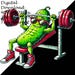 Funny Pickle Lifting Weights PNG | Gym Pickle Clipart Transparent ...