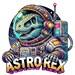 Astro T-rex Dinosaur Space Clipart, Transparent PNG Cosmic Dino ...