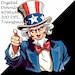 USA Patriotic Uncle Sam PNG Transparent Clipart Abstact Design ...