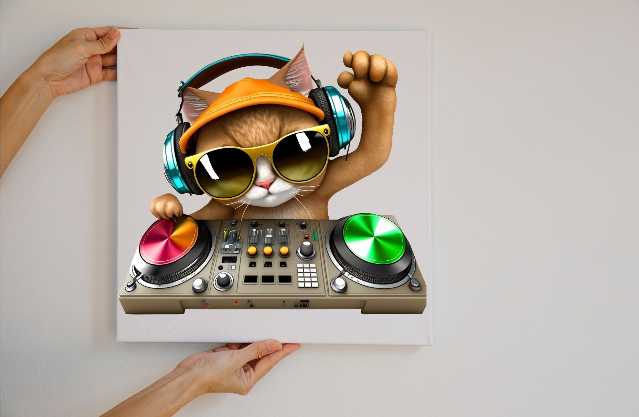 Dj Cat Gif