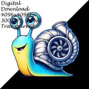 Fun Cartoon Turbo Snail With Turbo Shell PNG Clipart | Transparent ...