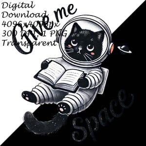 Astronaut Cat Clipart PNG, Space Cat Transparent Art, Cute Cosmic ...
