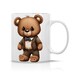 Transparent Cartoon Teddy Bear PNG Caricature Print on Demand - Etsy