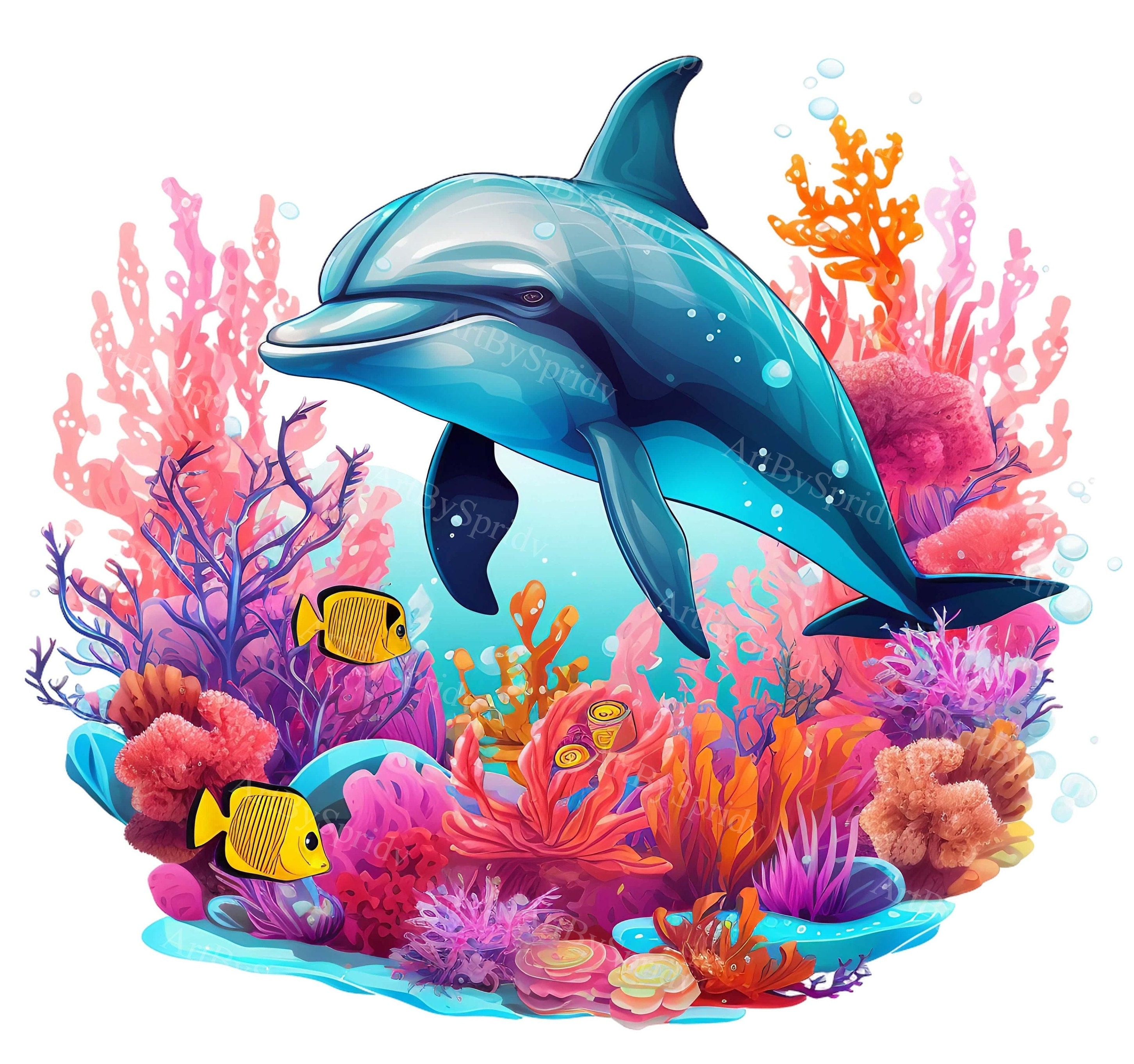 Coral Reef Dolphin