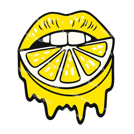 Transparent Cartoon Lemon Slice
