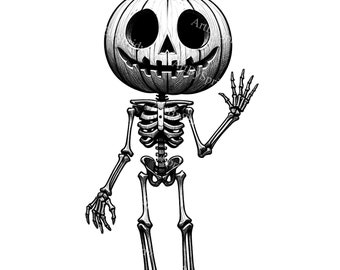 Clipart Testa Scheletro Halloween