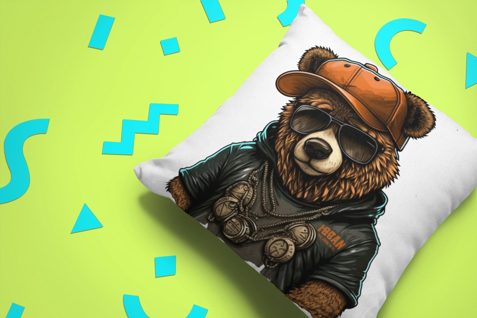 Cute Hipster Rap Teddy Bear PNG Transparent Animal Clipart - Etsy