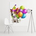 Cute Dog Birthday Party Hat&balloons PNG Cliparttransparent - Etsy