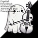 Kawaii Ghost Playing Cello PNG Clipart, Cute Transparent Spooky With ...