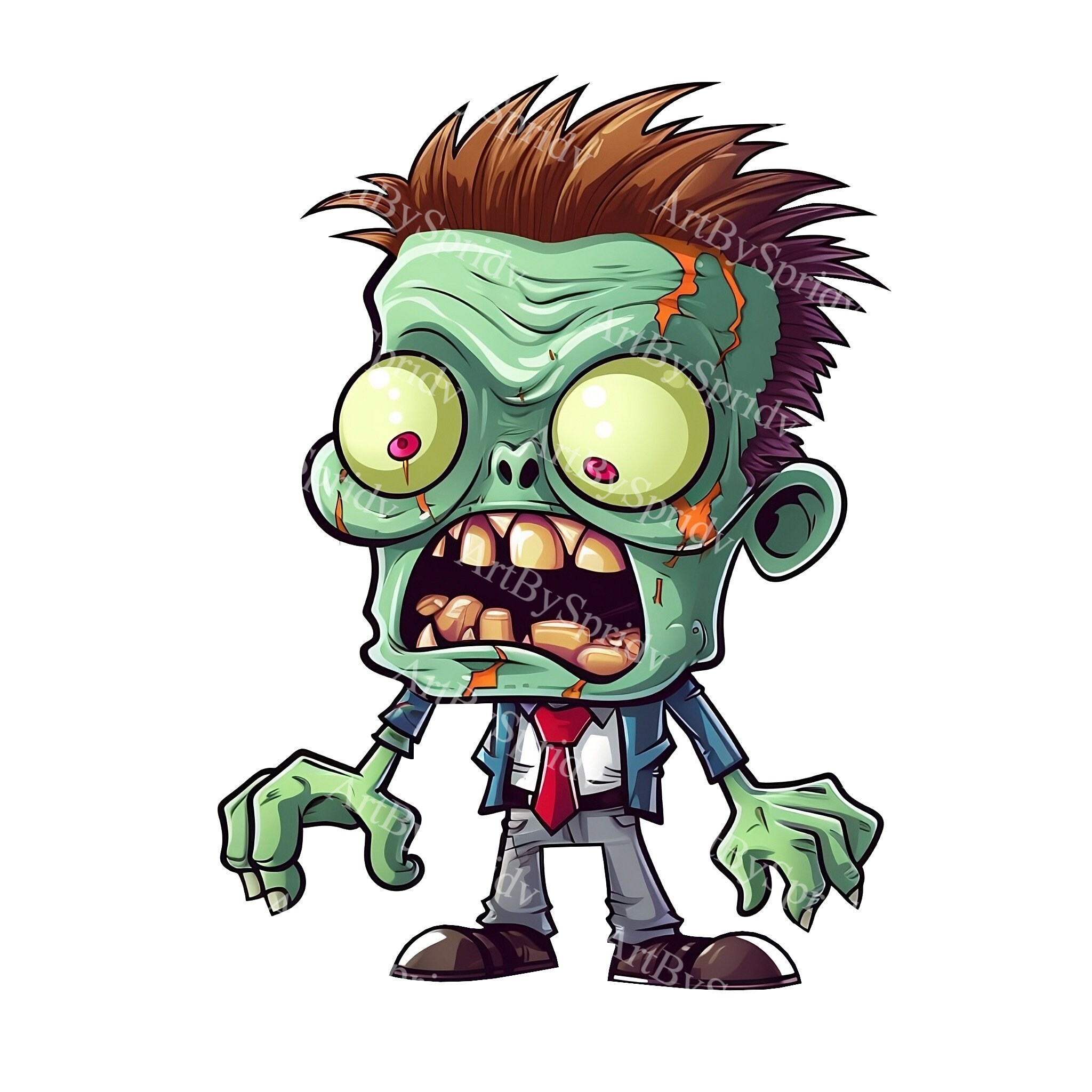 Cute Cartoon Zombie