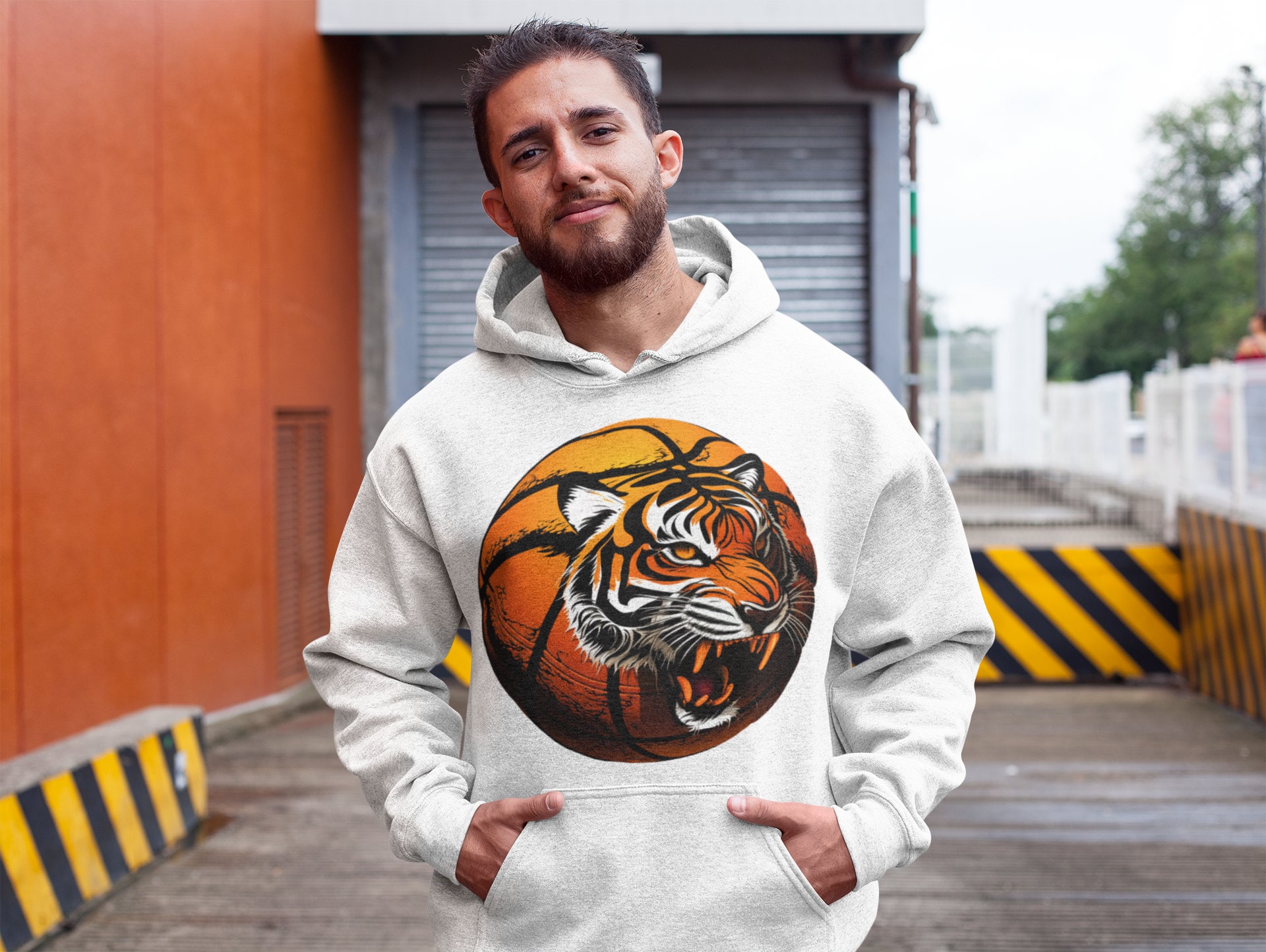 Tiger With Basketball Ball PNG Clipart, Transparent Kids/adults Animal ...