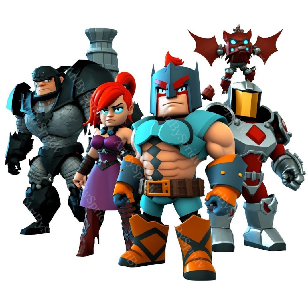 Game Character Print Clip Art Png File Digital Instant Download,kids ...