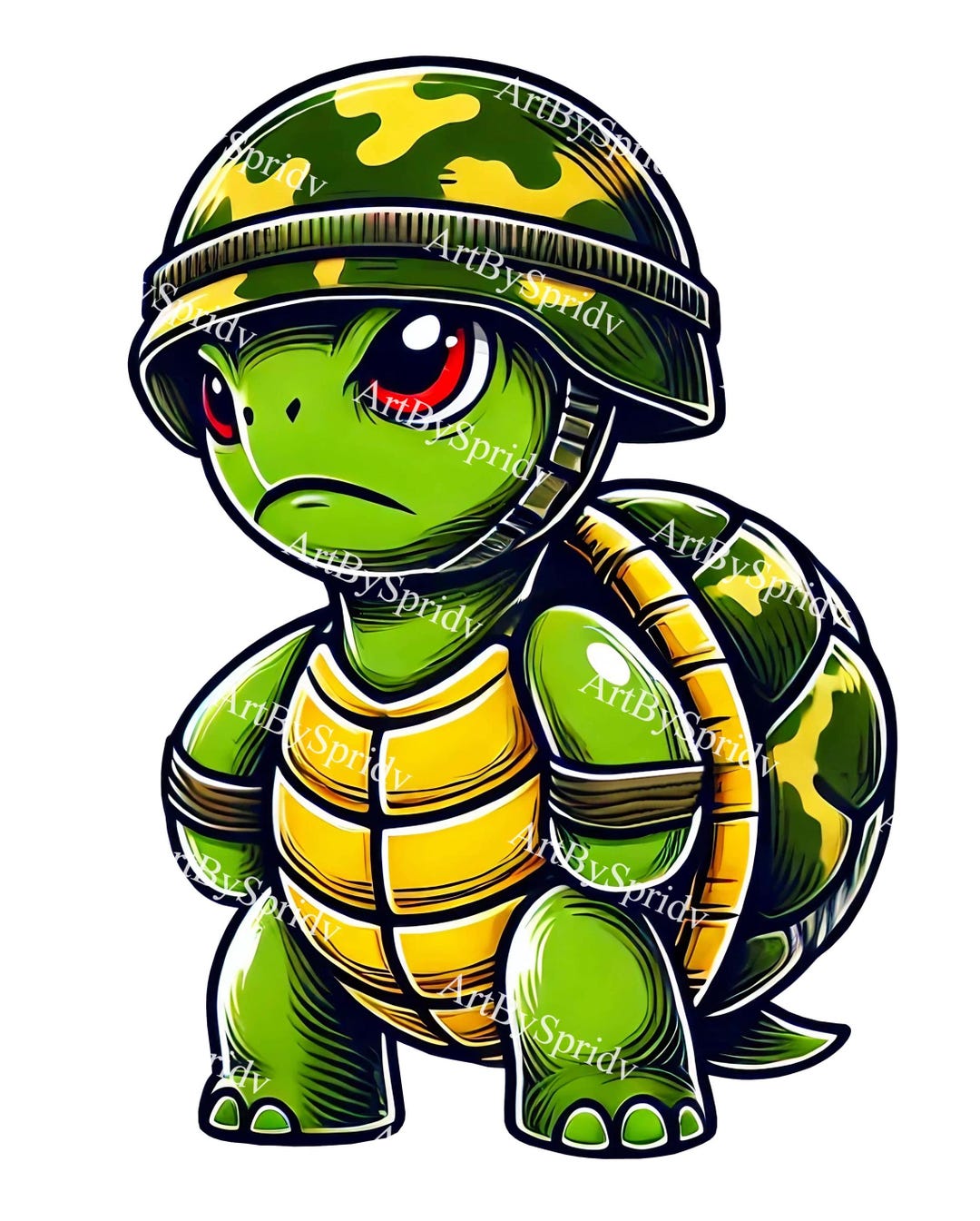Military Turtle Cartoon PNG - Cute Camo Helmet Turtle Clipart for ...