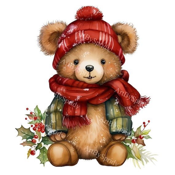 Clipart Orso Rosso