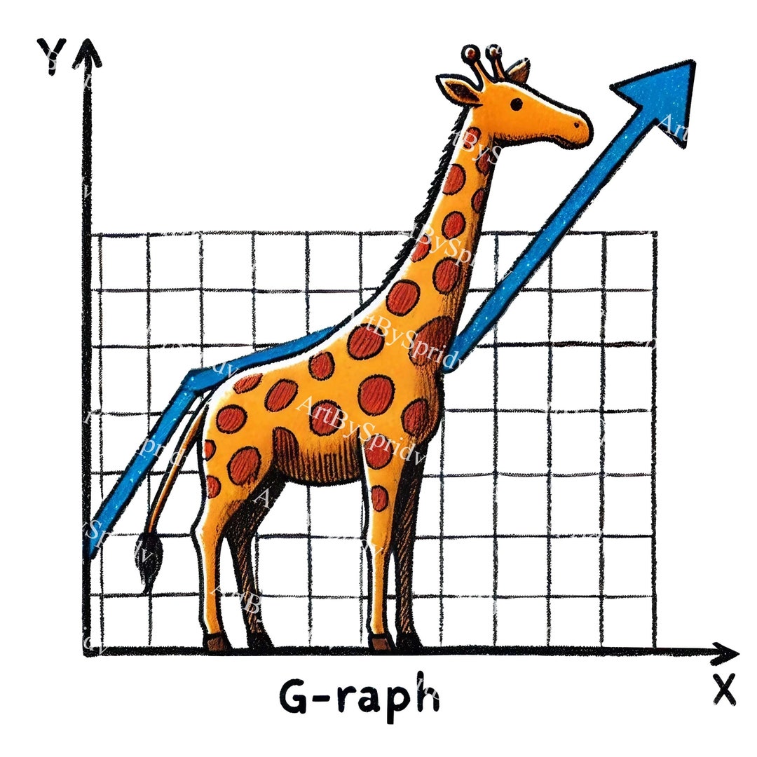 Adorable Giraffe Graph Download PNG Clipart, Cute Hand-drawn ...