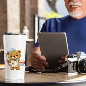 Chef Bear Clipart Cute Baking Bear Illustration,transparent Kitchen ...