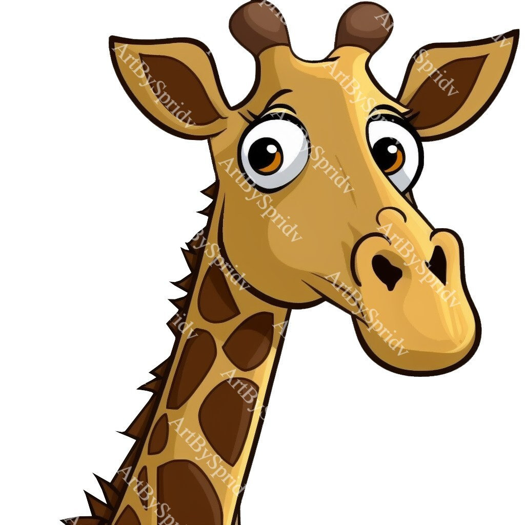 Giraffe Head Cartoon Clipart Best