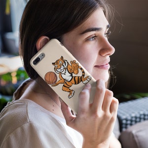 Tiger With Basketball Ball PNG Clipart, Transparent Kids/adults Animal ...