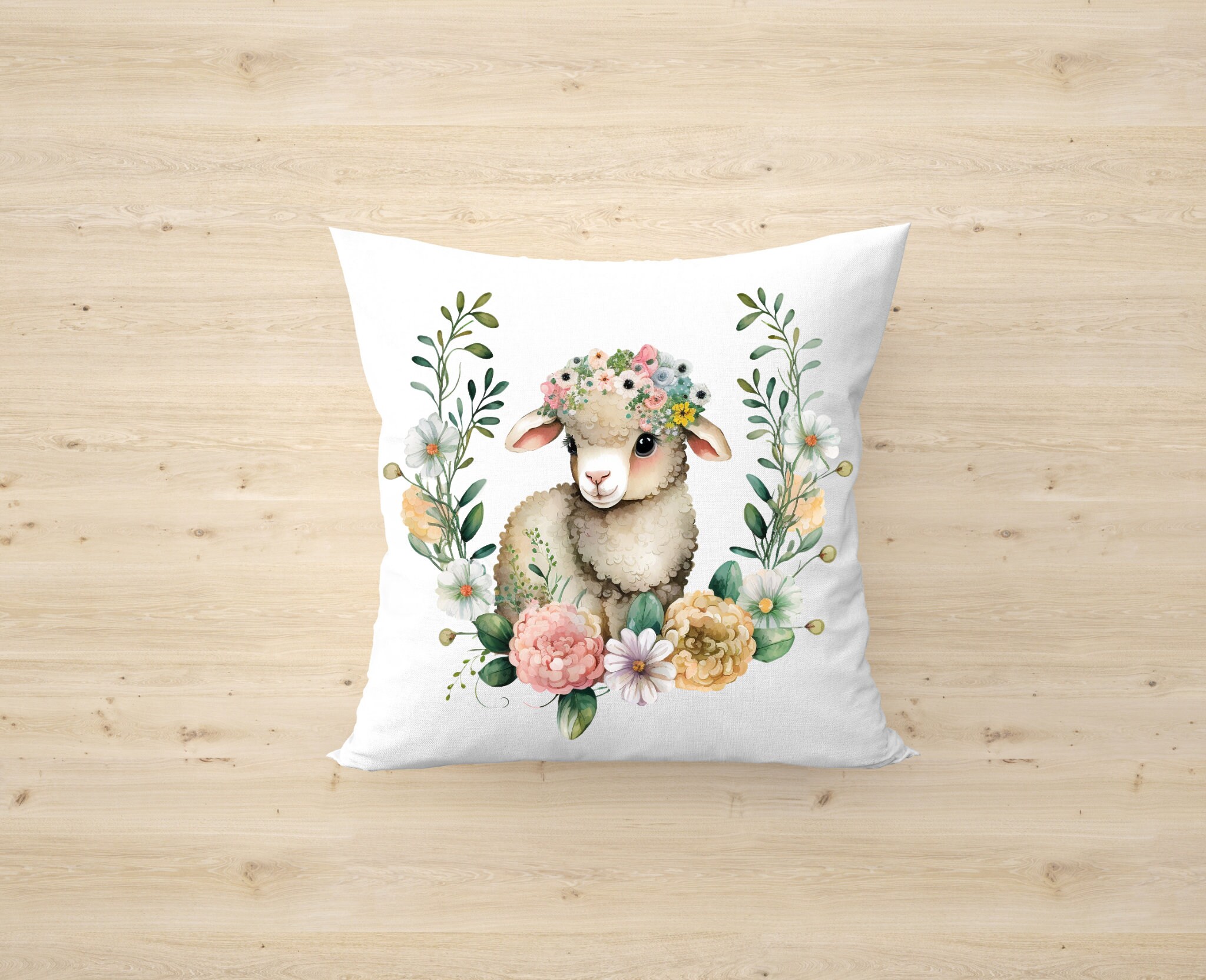 Cute Floral Sheep PNG Transparent Farm Flower Animal Clipart - Etsy