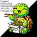 Cute Turtle Eating Noodles With Chopsticks PNG Clipart, Kawaii Food ...