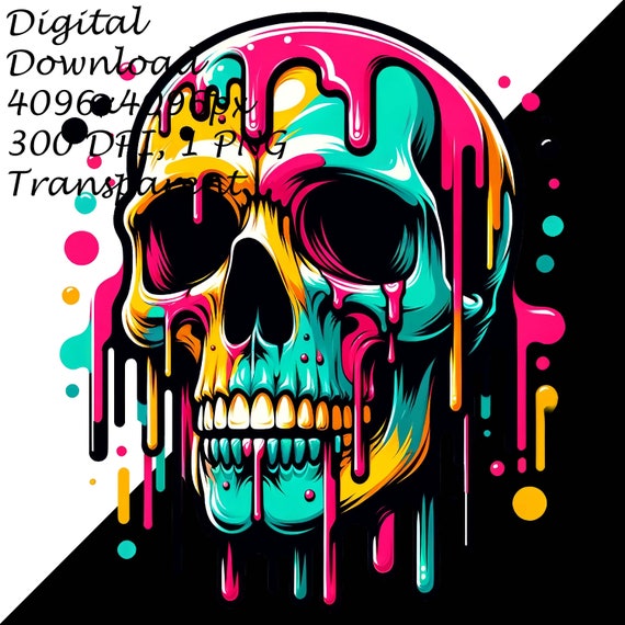 Melting Skull ArtStation Melting Skull