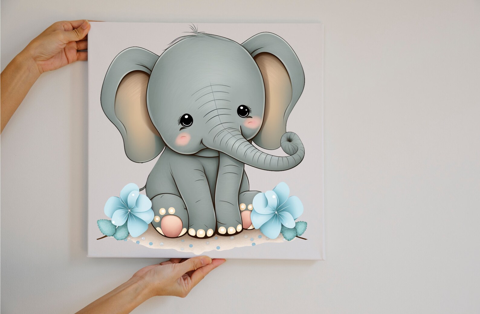 Cute Baby Elephant PNG Transparent Animal Clipartkids - Etsy
