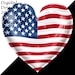 Patriotic USA Flag Heart PNG Clipart American Flag in Heart Shape for ...