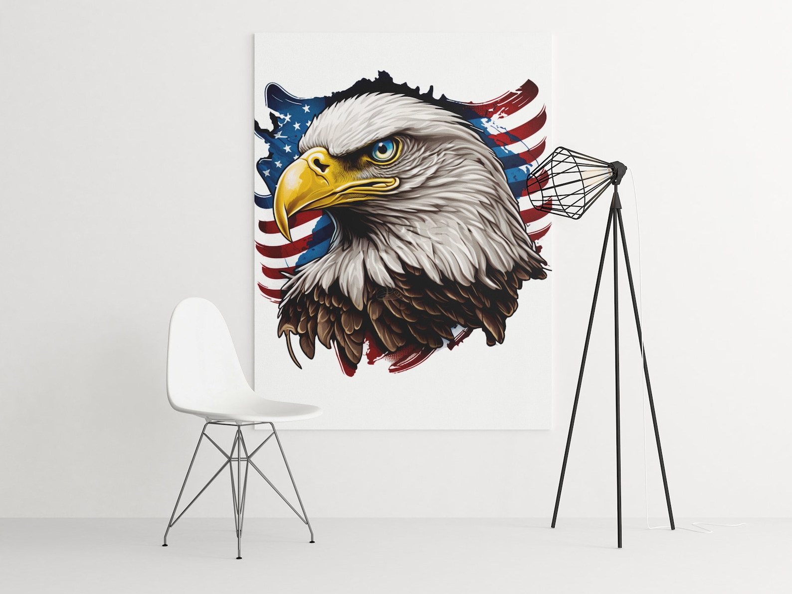 USA Patriotic Eagle Flag PNG Transparent Clipart Abstact Design ...