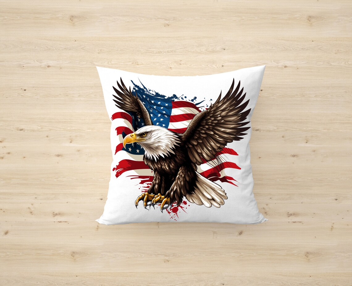 USA Patriotic Eagle Flag PNG Transparent Clipart Abstact - Etsy Australia