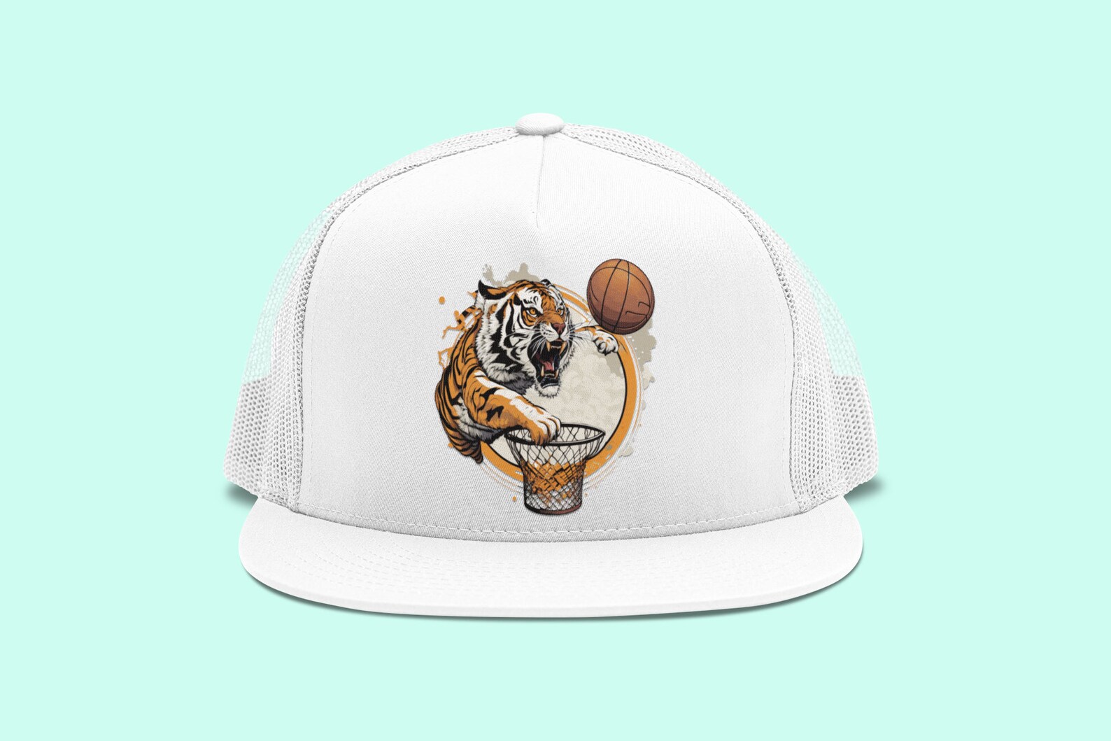 Dynamic Tiger Dunking Basketball Transparent Download PNG Clipart ...