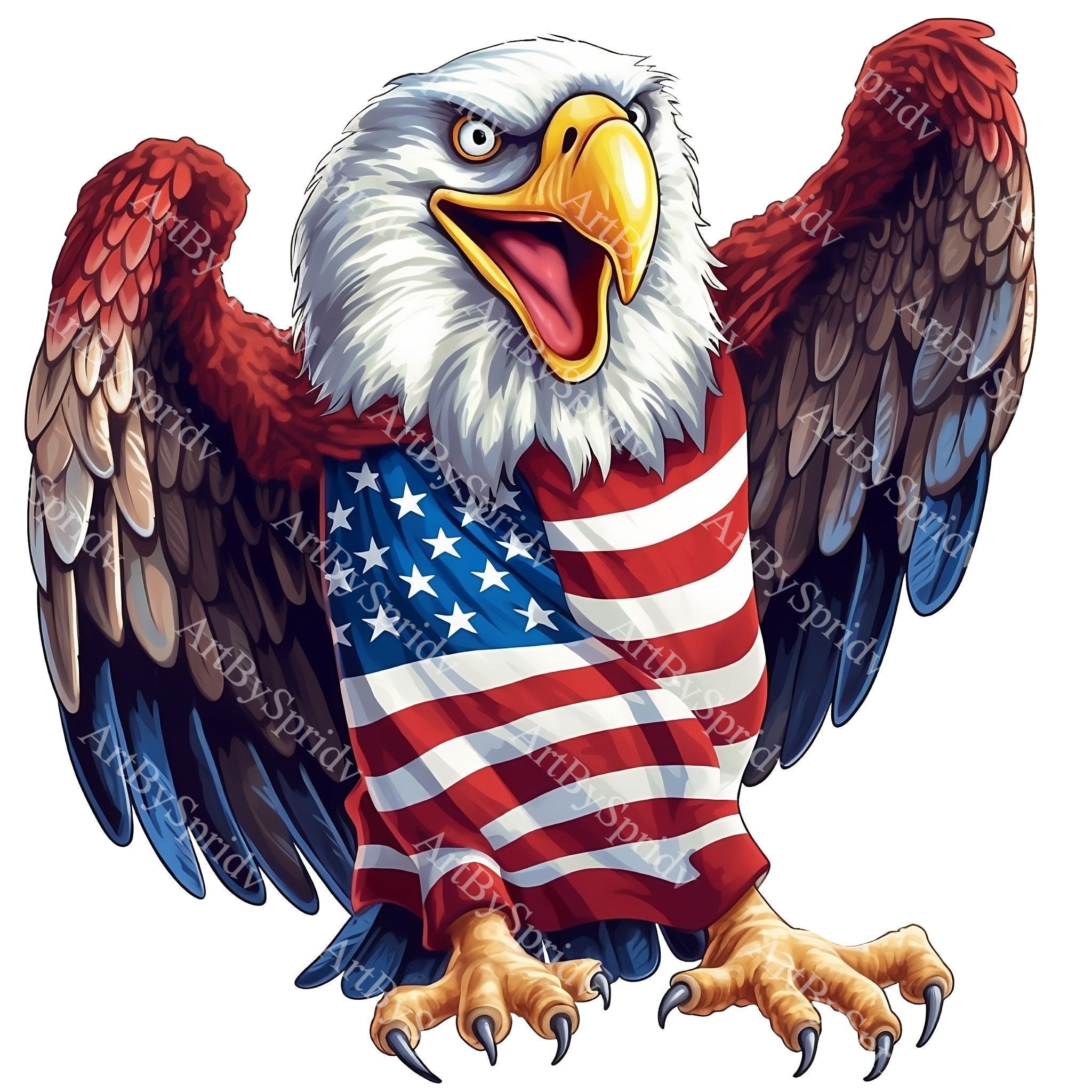 Patriotic Clip Art Eagle