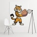 Tiger With Basketball Ball PNG Clipart, Transparent Kids/adults Animal ...