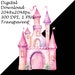Watercolor Princess Castle Clipart - Fairytale Pink Castle PNG for ...