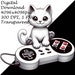 Gamer Kitty Digital Clipart | Retro Gaming Controller Cat PNG ...