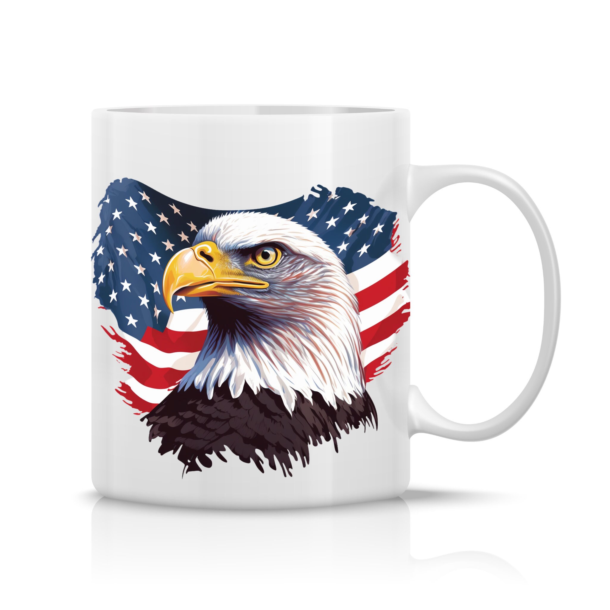 USA Patriotic Eagle Flag PNG Transparent Clipart Abstact Design ...