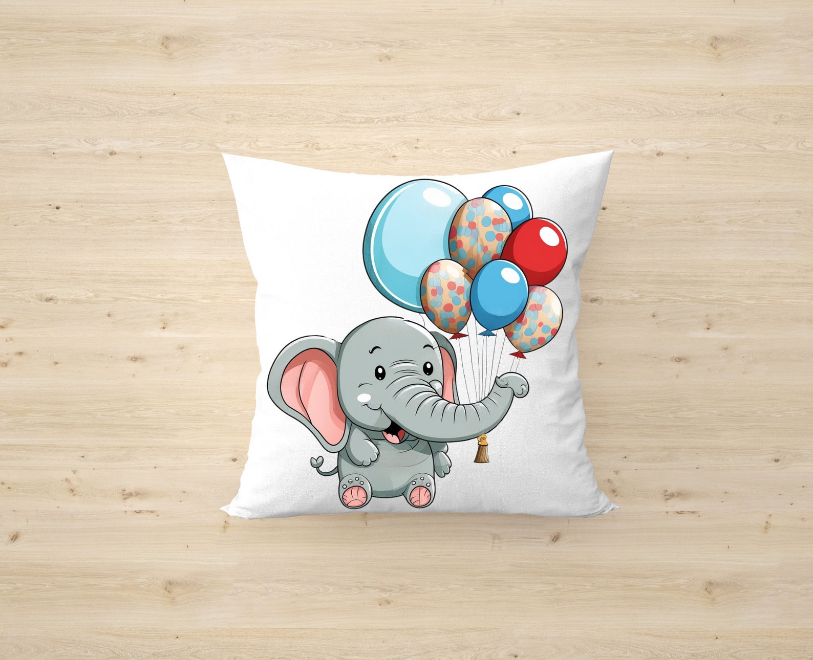 Elephant Air Balloons PNG Transparent Clipart Kids Cartoon - Etsy