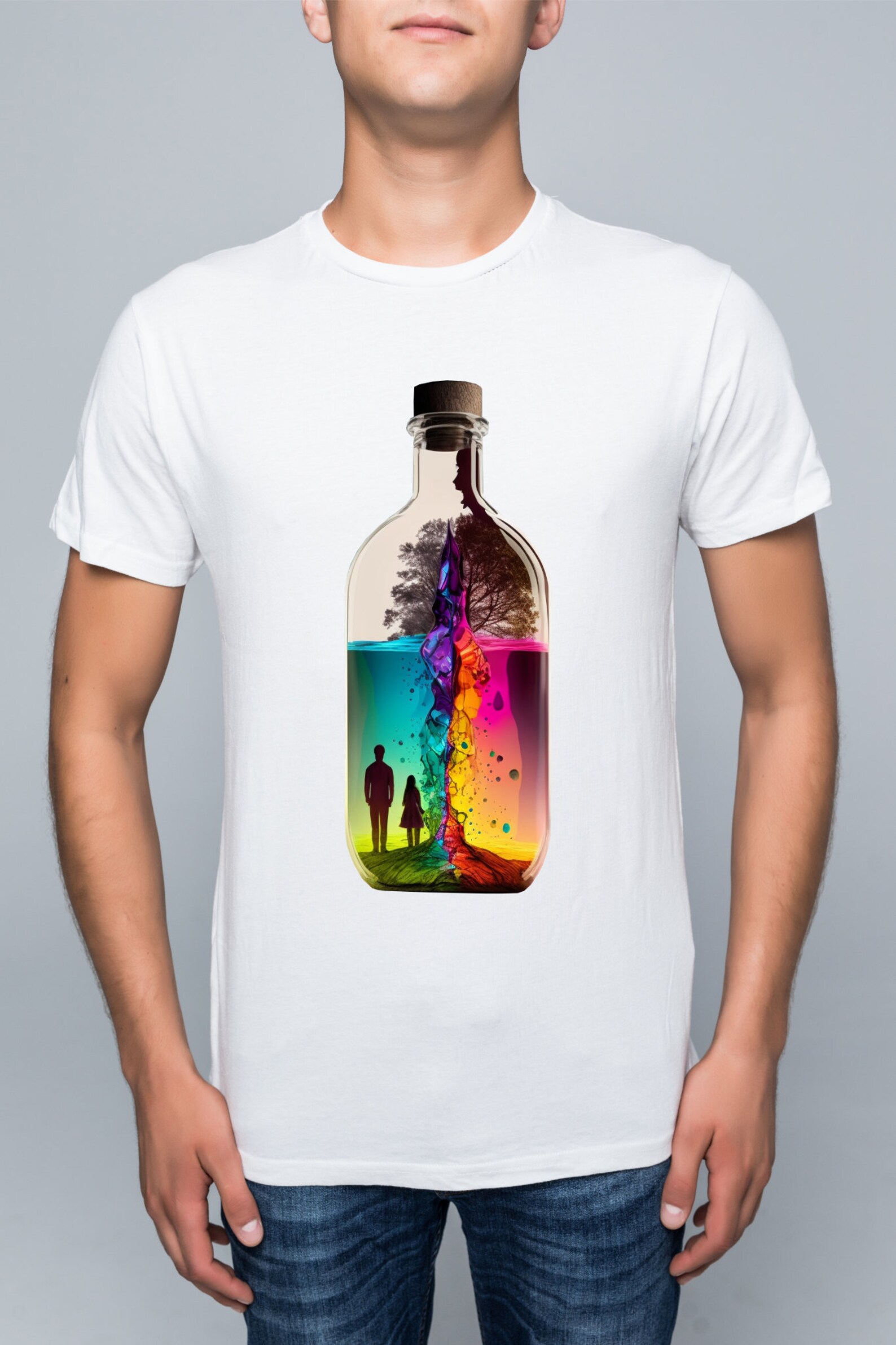 Abstract Bottle PNG Transparent Clipart Design - Etsy