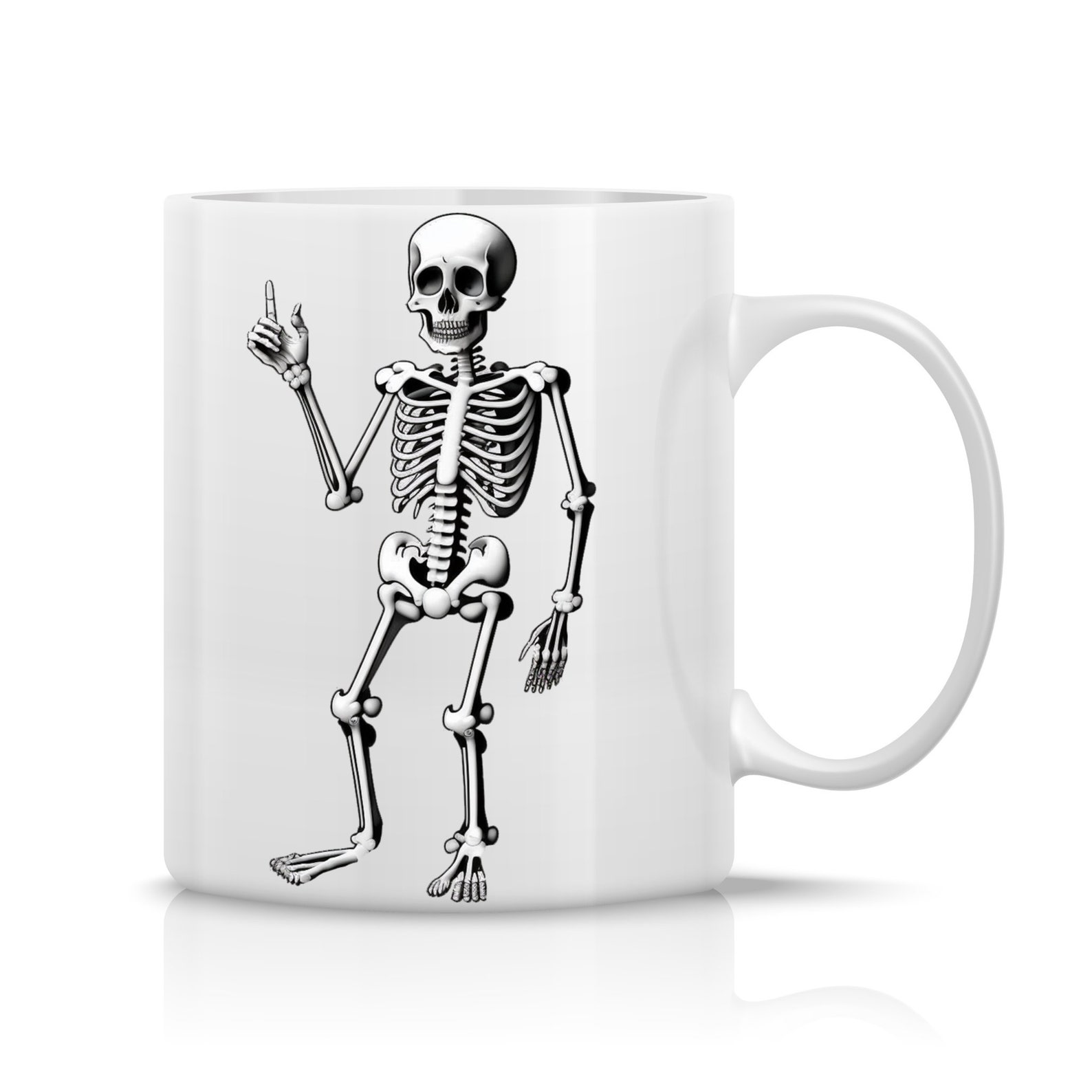 Sassy Skeleton Clipart PNG, Skeleton Giving Middle Finger, High-quality ...