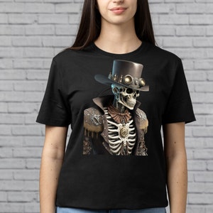 Transparent PNG Skeleton Steampunk Cowboy Print on Demand Clip Artwork ...