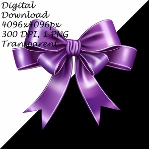 Elegant Digital Bows Clipart Collection Pack | Festive Printable ...