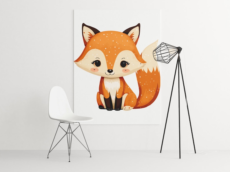 Cute Woodland Fox PNG Clipart Transparent Forest Animal Clip - Etsy