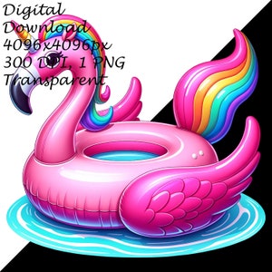 Whimsical Flamencorn Clipart | Magical Flamingo Unicorn Hybrid ...