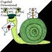 Whimsical Snail Postman Download PNG Clipart,snail Mail Cute Postal ...