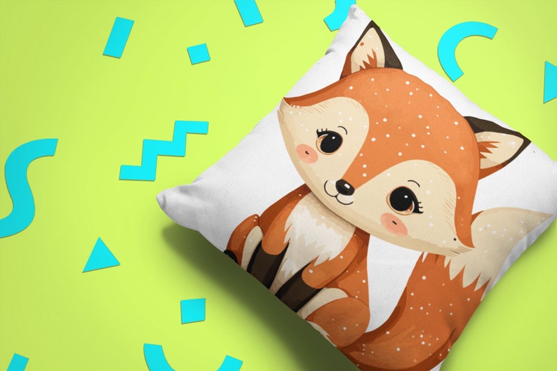 Cute Woodland Fox PNG Clipart Transparent Forest Animal Clip - Etsy