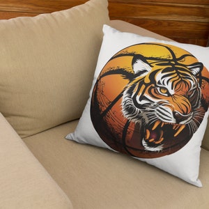 Tiger With Basketball Ball PNG Clipart, Transparent Kids/adults Animal ...